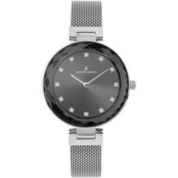 Jacques Lemans Uhr Damen Gr&ouml;&szlig;e One Size schwarz / silber