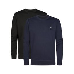 PETROL INDUSTRIES Pullover 'Des Moines.' Herren Gr&ouml;&szlig;e XXL navy / schwarz