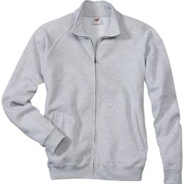 Fruit of the Loom Damen Sweatshirt, grau-meliert, Gr&ouml;&szlig;e 8