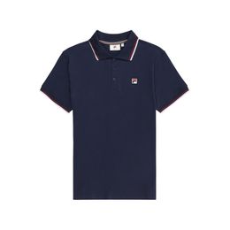 Fila Poloshirt 'Biella' Herren Gr&ouml;&szlig;e M dunkelblau / rot / wei&szlig;