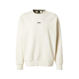 BOSS Sweatshirt 'Stenson' Herren Gr&ouml;&szlig;e XL naturwei&szlig;