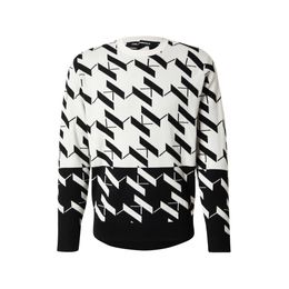 K by KARL LAGERFELD Karl Lagerfeld Sweater male size XL Black / White