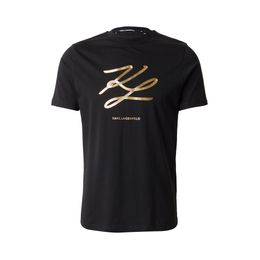 K by KARL LAGERFELD Karl Lagerfeld T-Shirt Herren Gr&ouml;&szlig;e XXL gold / schwarz