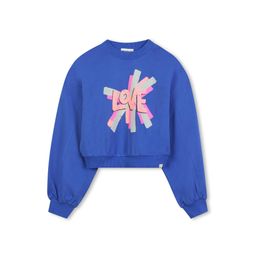 Billieblush Sweatshirt M&auml;dchen Gr&ouml;&szlig;e 164 royalblau / pastellblau / pink / rosa