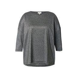 Only Carmakoma Shirt 'CARSILVERY GLAMOUR' Damen Gr&ouml;&szlig;e 7XL schwarz