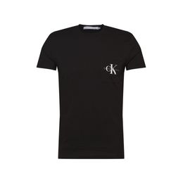 Calvin Klein Jeans T-Shirt Herren Gr&ouml;&szlig;e XXS hellgrau / schwarz / wei&szlig;