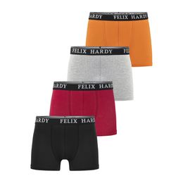 Felix Hardy Boxershorts Herren Gr&ouml;&szlig;e L basaltgrau / orange / rot / schwarz