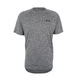 Under Armour Performance Shirt 'Tech 2.0' male size XS mottled grey / Black