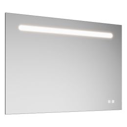 Burgbad Fiumo 2.0 Spiegel 100 cm mit LED-Beleuchtung und Spiegelheizung