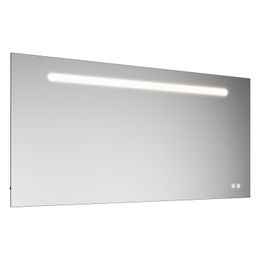 Burgbad Fiumo 2.0 Spiegel 140 cm mit LED-Beleuchtung und Spiegelheizung