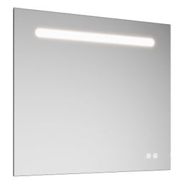 Burgbad Fiumo 2.0 Spiegel 80 cm mit LED-Beleuchtung und Spiegelheizung