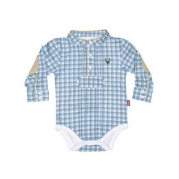 Mogo Romper/Bodysuit 'Raucheck' boy Blue size 80/86