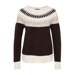 Vero Moda Petite Pullover 'VMSIMONE' Damen Gr&ouml;&szlig;e XXS creme / nude / schoko