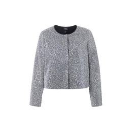 Ulla Popken Jacke Damen Gr&ouml;&szlig;e M/L silber