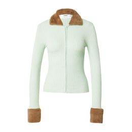 ABOUT YOU x Chiara Biasi Strickjacke 'Elia' Damen Größe XL braun / mint