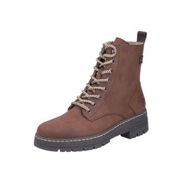 Rieker Schn&uuml;rstiefelette Damen Gr&ouml;&szlig;e 42 braun Winterschuhe