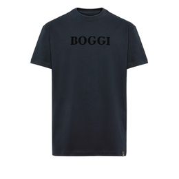Boggi Milano T-Shirt Herren Gr&ouml;&szlig;e L navy / schwarz
