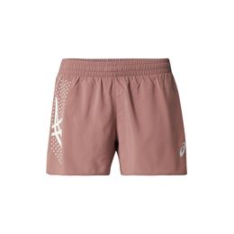 asics Sportshorts Damen Gr&ouml;&szlig;e L pastellrot / wei&szlig;