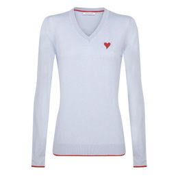 Felix Hardy Pullover Damen Gr&ouml;&szlig;e L blau / rot