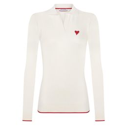 Felix Hardy Pullover Damen Gr&ouml;&szlig;e S rot / wei&szlig;