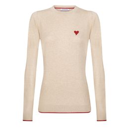 Felix Hardy Pullover Damen Gr&ouml;&szlig;e XL beige / rot