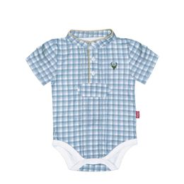 Mogo Romper/Bodysuit 'Raucheck' boy Blue size 80/86