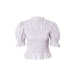 MONKI Bluse Damen Gr&ouml;&szlig;e M grau / flieder / wei&szlig;