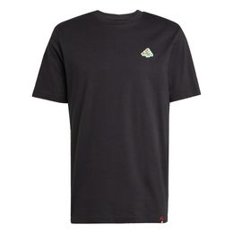 adidas Sportswear Funktionsshirt 'Mini Pizza' Herren Gr&ouml;&szlig;e M schwarz / wei&szlig;