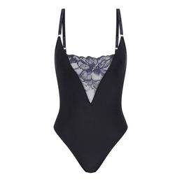 Triumph Bodysuit ' Wild Gardenia Florale ' female size XL Black