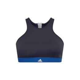 adidas Sportswear Sport-BH 'VARSITY' Damen Gr&ouml;&szlig;e XL/XXL blau / schwarz / wei&szlig;