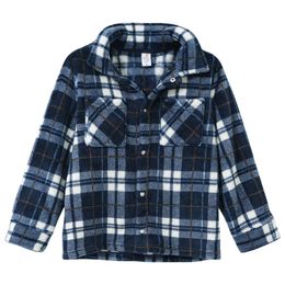 Topolino Jungen Fleece-Jacke in Karo-Optik