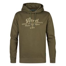 PETROL INDUSTRIES Sweatshirt 'Yankton' Herren Gr&ouml;&szlig;e S gr&uuml;n / oliv