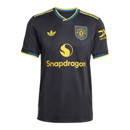 Adidas Manchester United Authentic Trikot 3rd 2025/2026 Schwarz, Größe L, Herren, Fan Artikel - 11teamsports