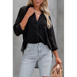 Milan Kiss Bluse in Schwarz - 68% | Größe M | Damen-blusen
