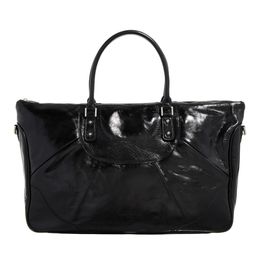Liebeskind Berlin Shopper - Esther Lack Distressed Satchel Bag XL - Gr. unisize - in Schwarz - für Damen