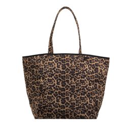 Liebeskind Berlin Shopper - Suri Leo Nylon Shopper L - Gr. unisize - in Leopardfarben - f&uuml;r Damen