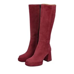Thea Mika Stiefeletten - Plateau-Stiefel - Gr. 40 (EU) - in Rot - f&uuml;r Damen