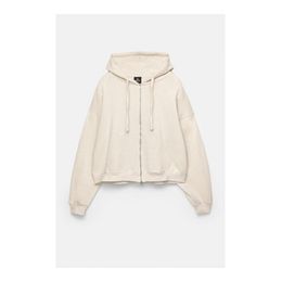 Pull&Bear Pull&bear Zip-Up Hoodie male Beige size L