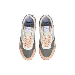 Pepe Jeans Sneaker Damen Gr&ouml;&szlig;e 41 hellgrau / oliv / hellpink / wei&szlig;