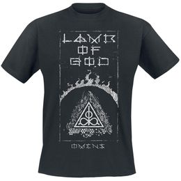 Lamb Of God Omens Frame T-Shirt schwarz in 4XL LAMBA374
