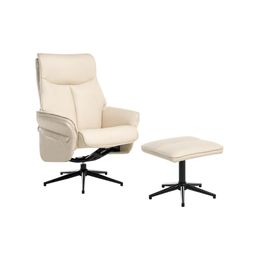 Beliani 2-tlg Fernsehsessel ERATO in Schwarz | Gr.: onesize