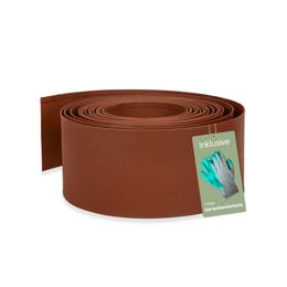 UNUS Beeteinfassung Rost 14x500 cm in Braun | Gr.: onesize