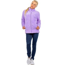 Reichstadt Damen Regular Fit Fleecejacke Kuschelige in Purple | Gr.: L