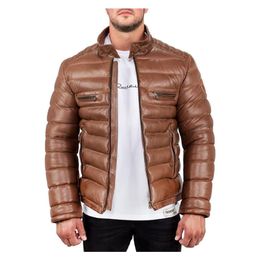 Reichstadt Herren Regular Fit Jacke Echtleder in Brown | Gr.: XL
