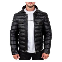 Reichstadt Herren Regular Fit Jacke Echtleder in Black | Gr.: S