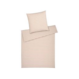 Elegante Bettw&auml;sche Inverness in ziegel | Gr.: 135 x 200 + 80 x 80 cm