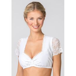 Stockerpoint Dirndlbluse Meline in weiss | Gr.: 36