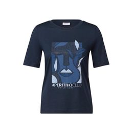 Cecil T-Shirt in urban navy blue | Gr.: L