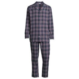 Seidensticker Schlafanzug Flanell in Total eclipse | Gr.: 56