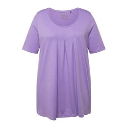 Ulla Popken Shirt in blauer flieder | Gr.: 50-52